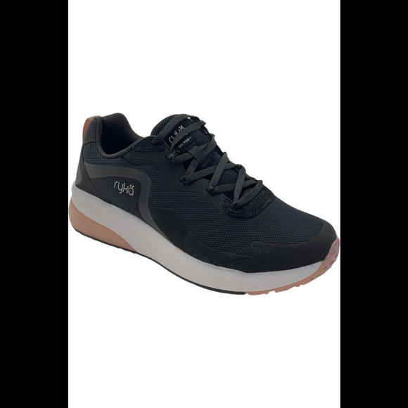 Ryka | Shoes | Ryka Mesh Laceup Sneakers Go For It Black Medium | Poshmark